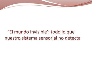 El mundo invisible | PPTX