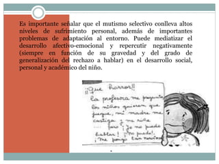 El mutismo selectivo | PPTX
