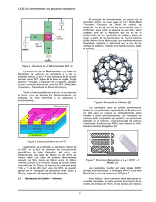 El nanotransistor una aplicación descriptiva ing. ancizar paredes | PDF