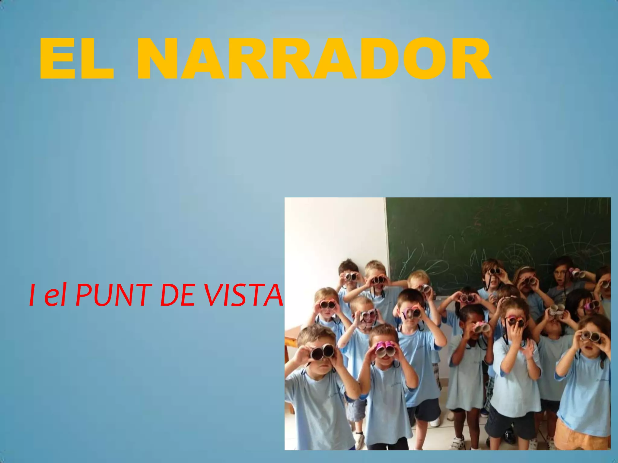 El narrador i el punt de vista | PPTX