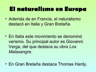 El naturalismo | PPT