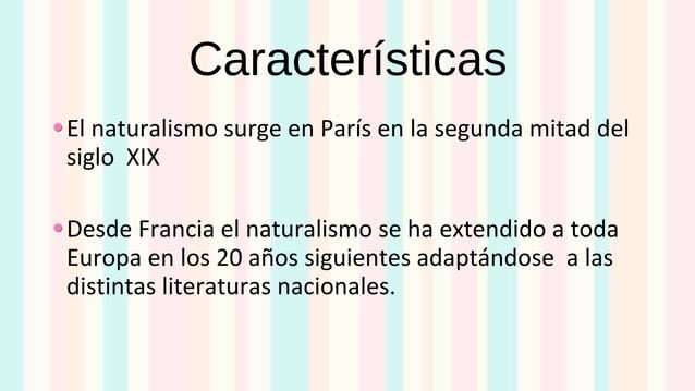 El naturalismo | PPT | Descarga Gratuita