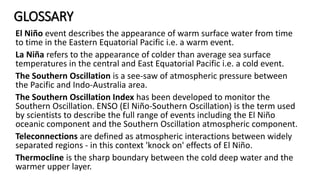 AS GEOGRAPHY - ATMOSPHERE AND WEATHER - EL NINO AND LA NINA | PPT