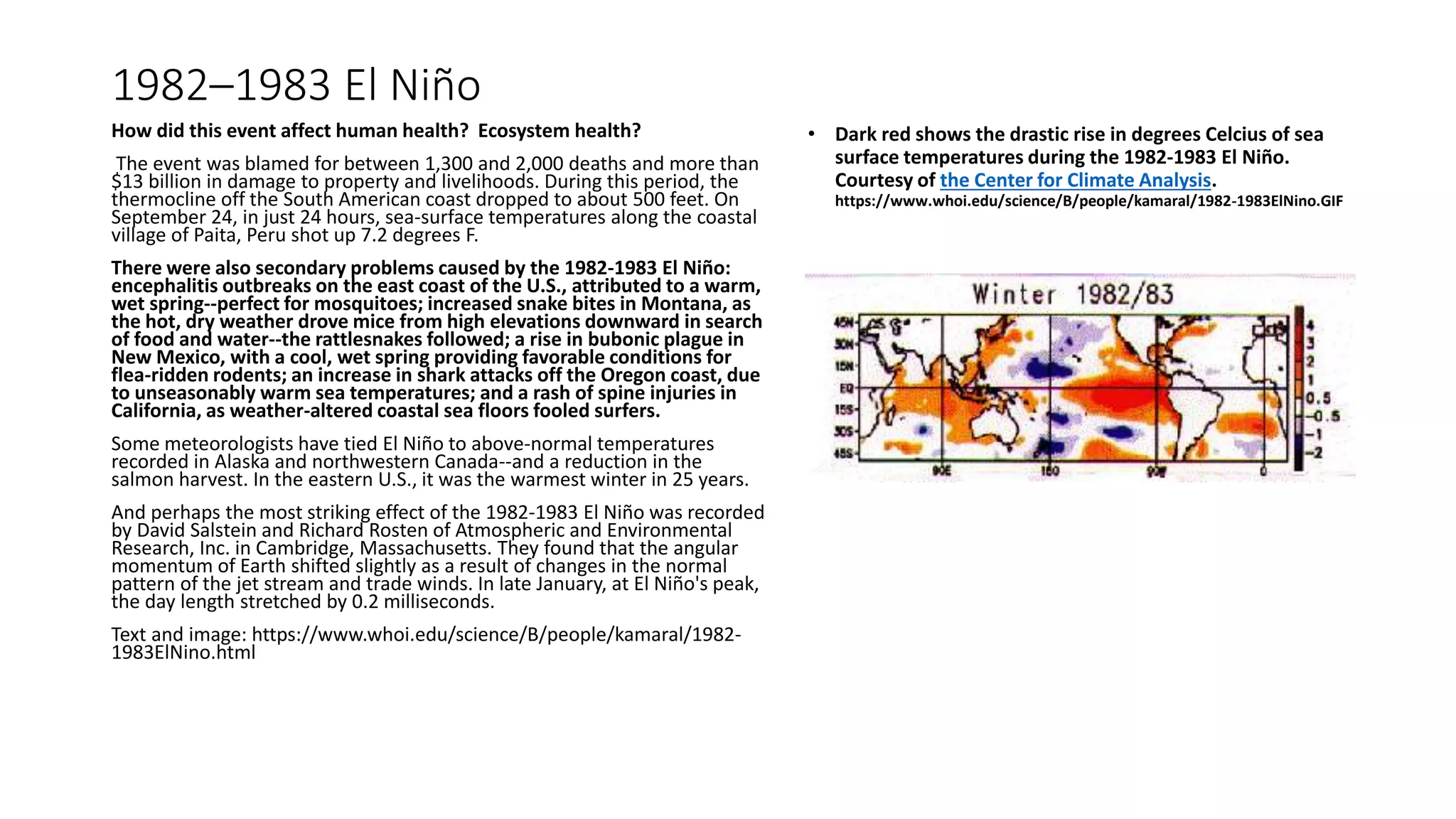 El nino and la nina | PPTX