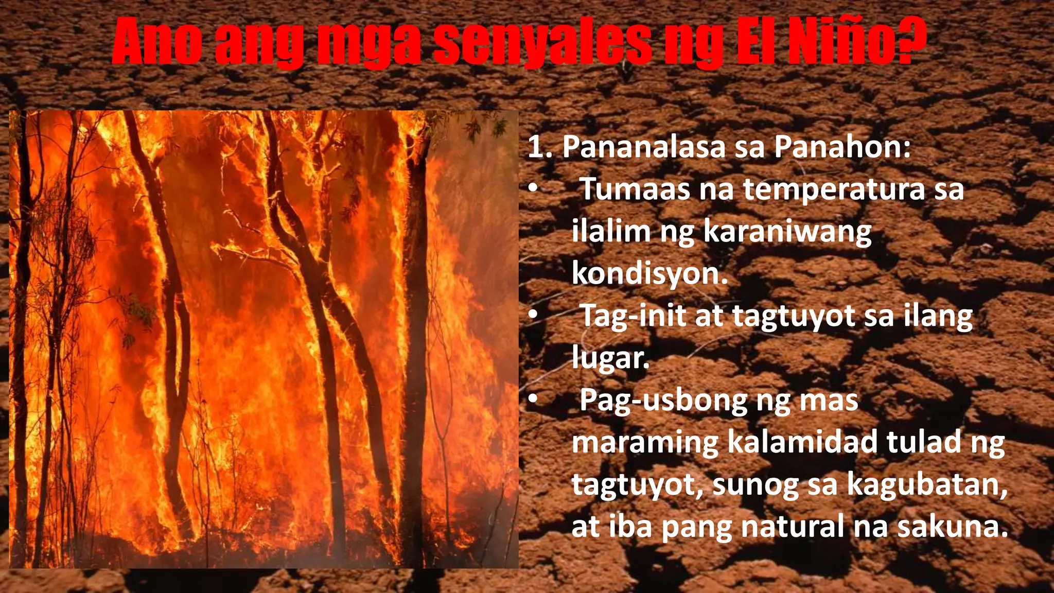 El Niño at La Niña: Ang dalawang penomeno ng kilma at ng panahon | PPTX