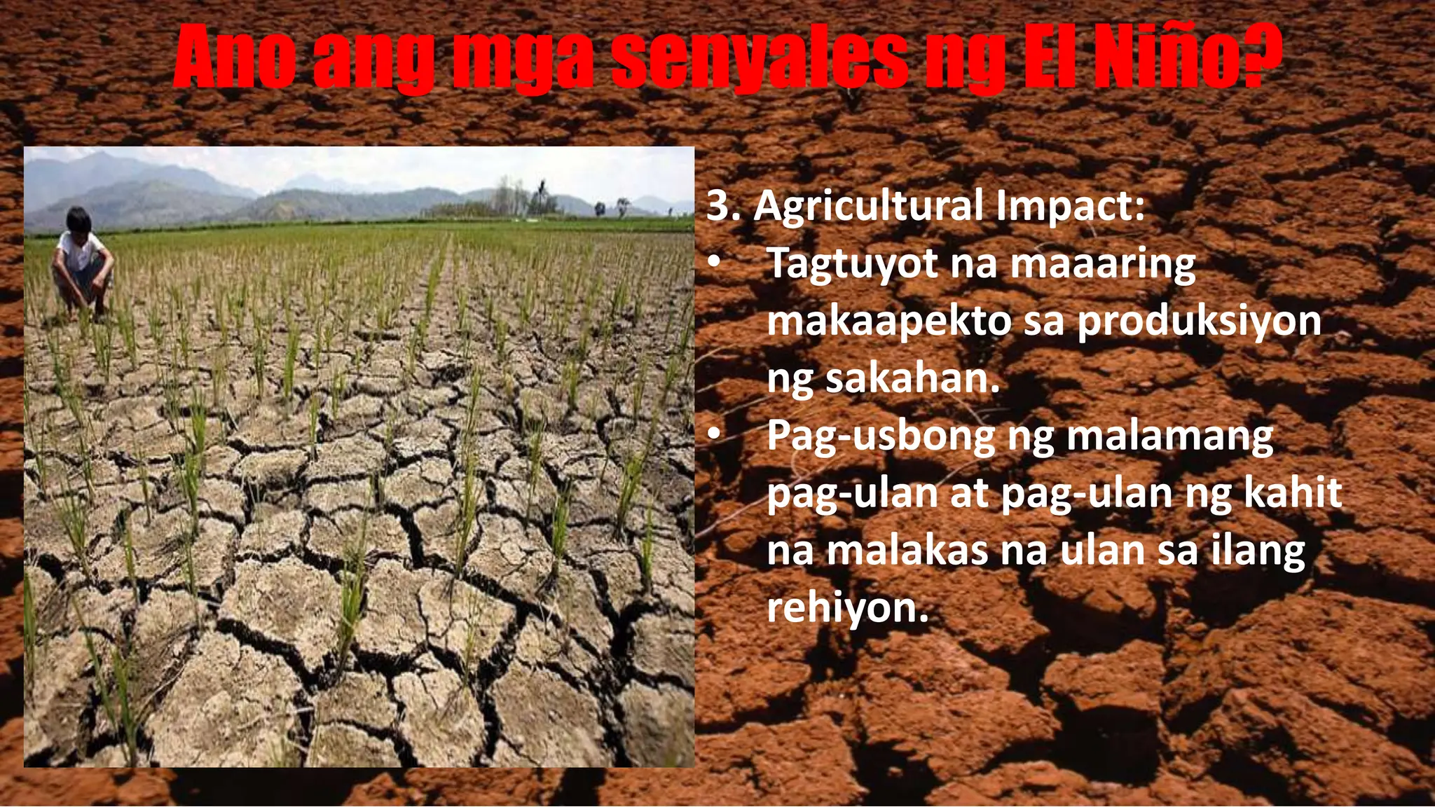 El Niño at La Niña: Ang dalawang penomeno ng kilma at ng panahon | PPTX