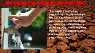 El Niño at La Niña: Ang dalawang penomeno ng kilma at ng panahon | PPTX