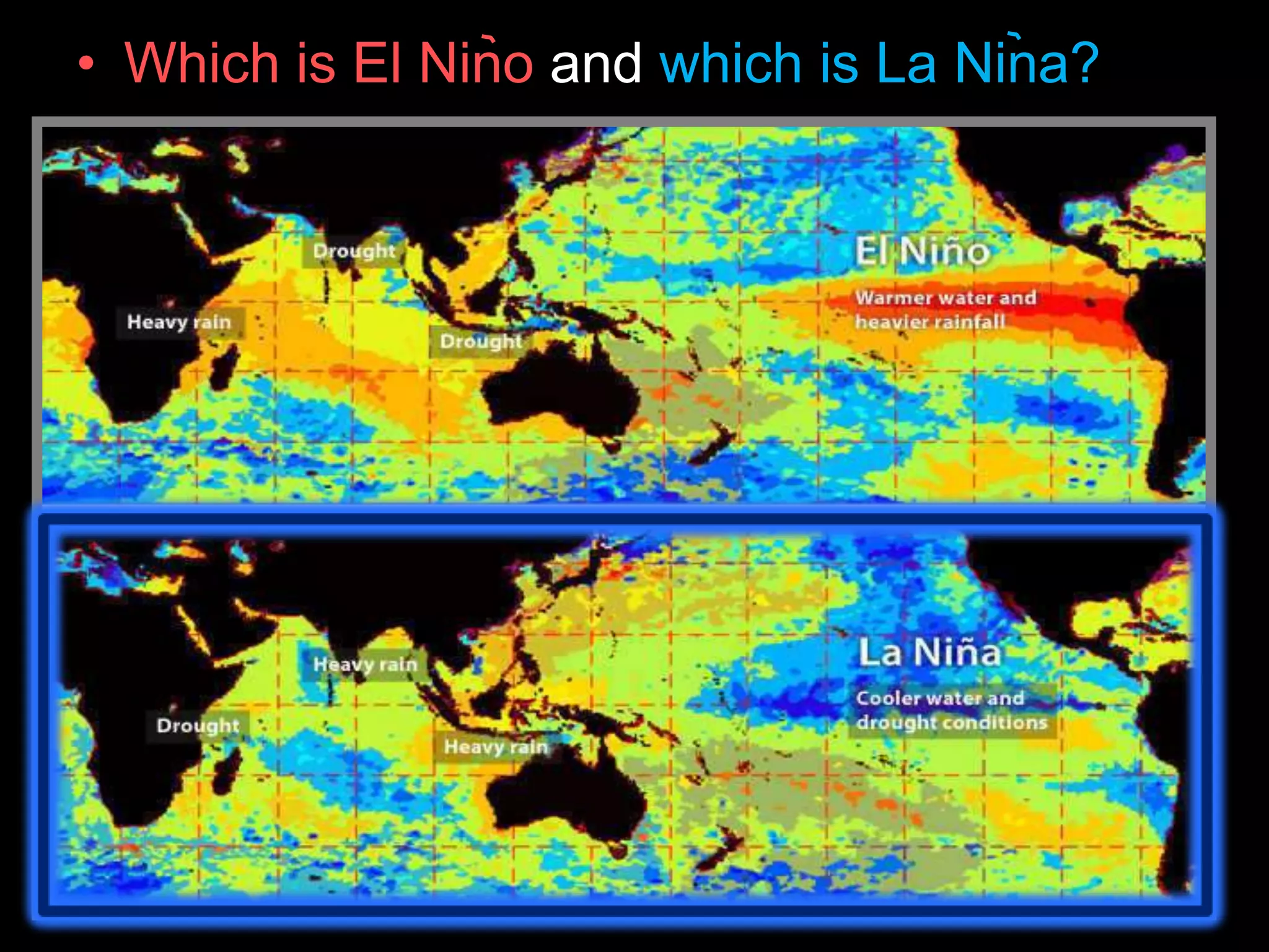 El Nino, La Nina, Ocean Circulation, Weather and Climate Unit, Earth ...