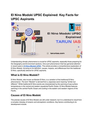 El Nino Modoki UPSC Explained_ Key Facts for UPSC Aspirants.pdf