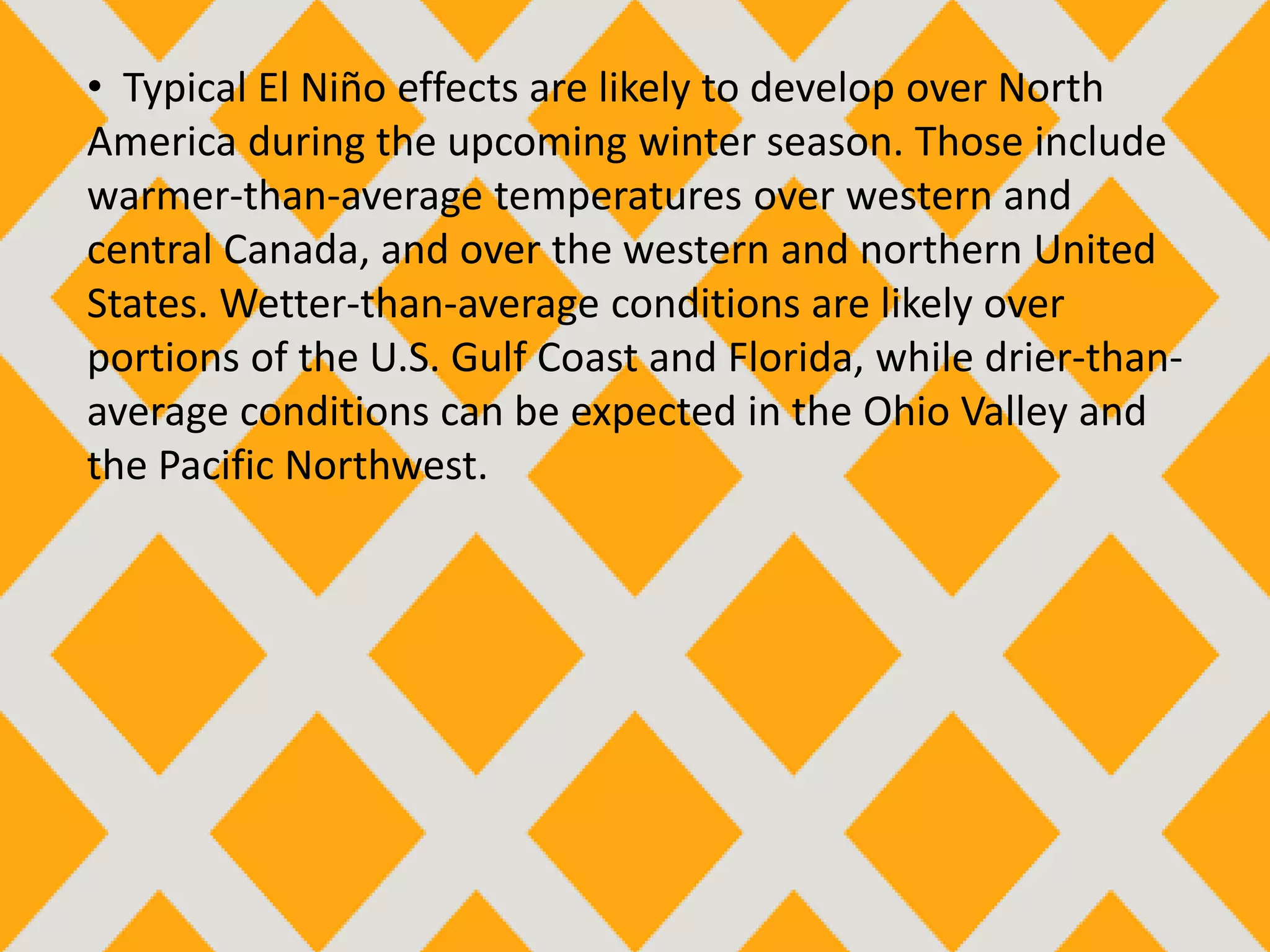 El Niño & La Niña | PPTX