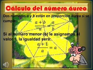 El número de oro | PPTX
