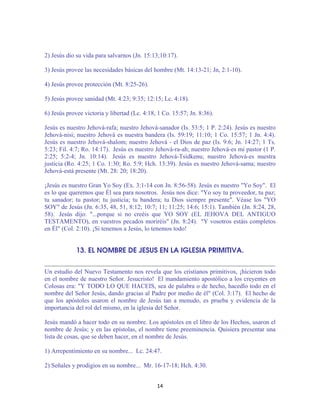 El Nombre De Diosrevelado | PDF