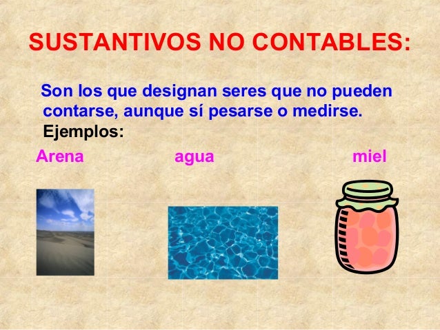 Sustantivos Contables