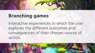 Stranger than fiction: The power of storytelling in games | PPTX