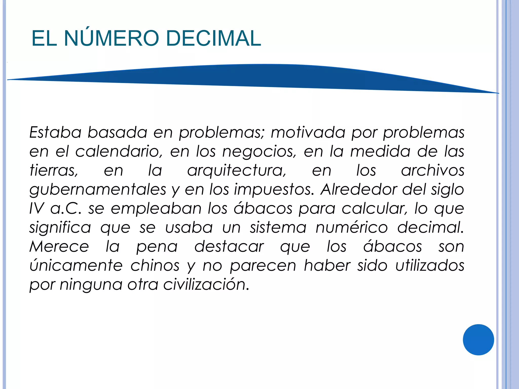 El número decimal | PPT