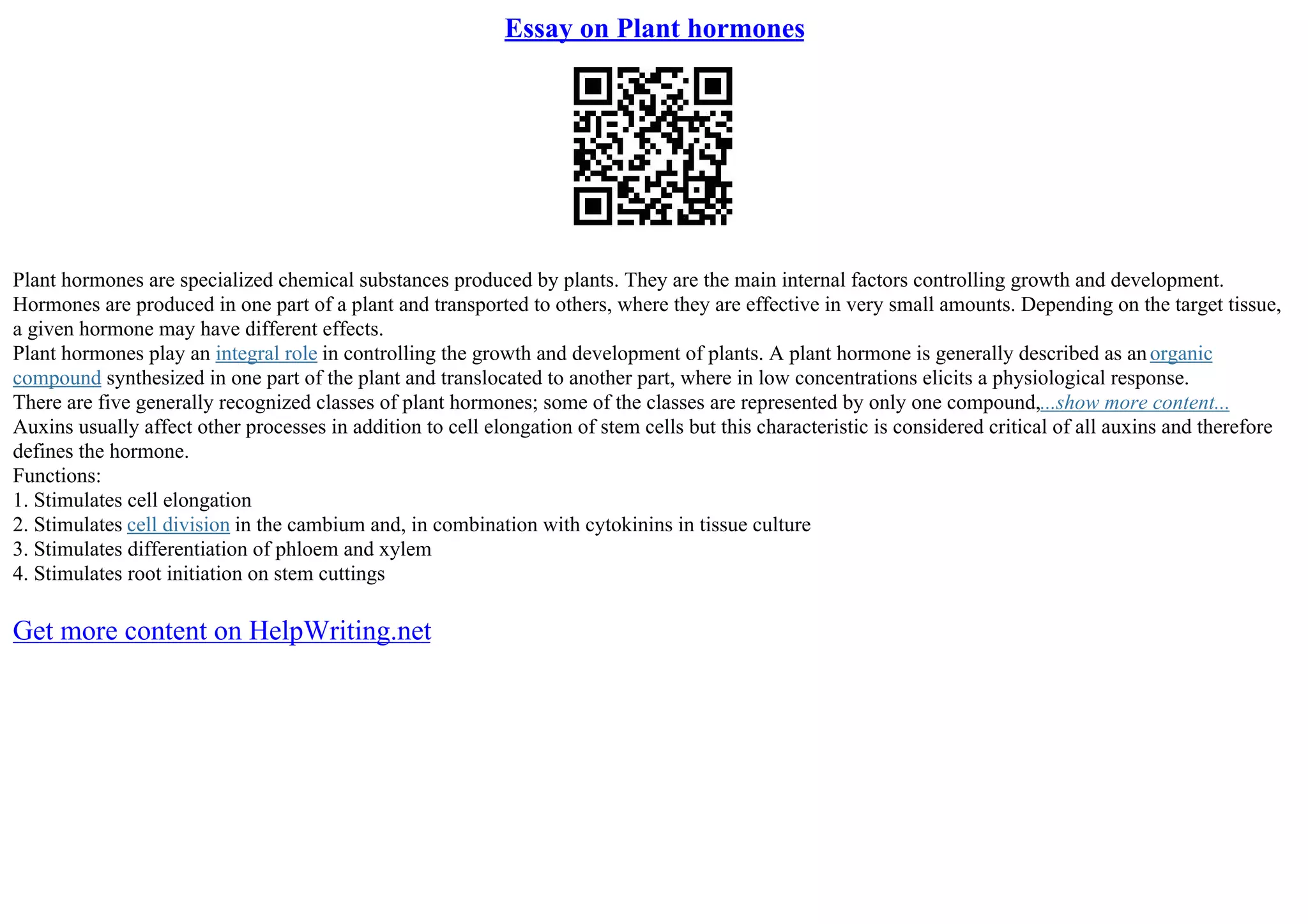 Elodea Plant Cell Structure | PDF