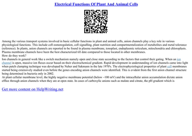 Elodea Plant Cell Structure | PDF | Biological Sciences | Science