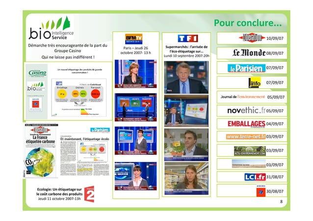 Affichage carbone dans la grande distribution | PDF