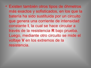 El ohmetro | PPT