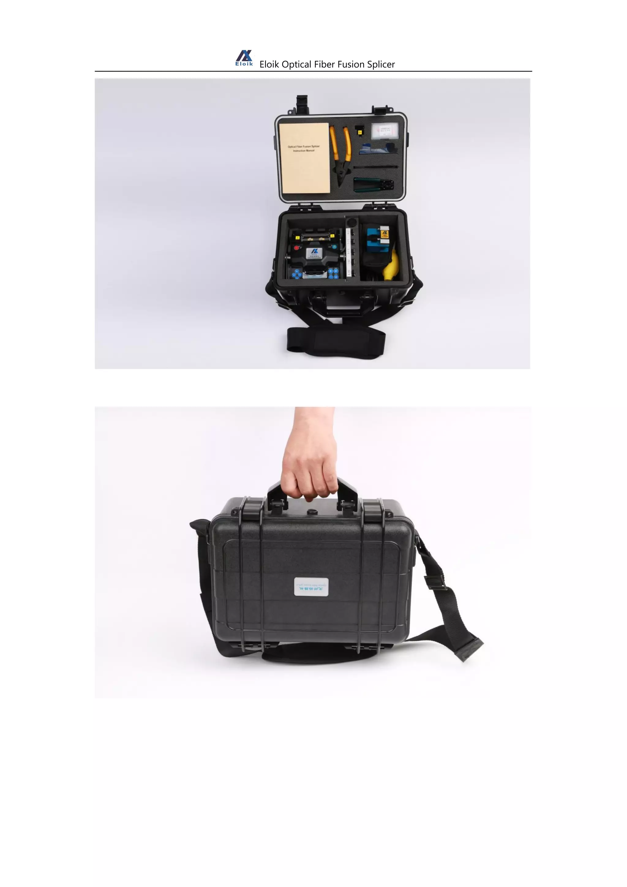 Eloik fiber optic fusion splicer alk 88doc | PDF