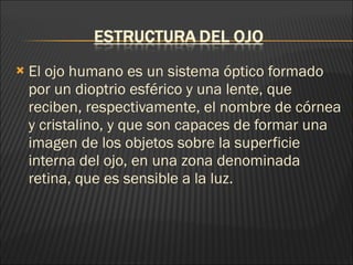 El ojo y la visión | PPT