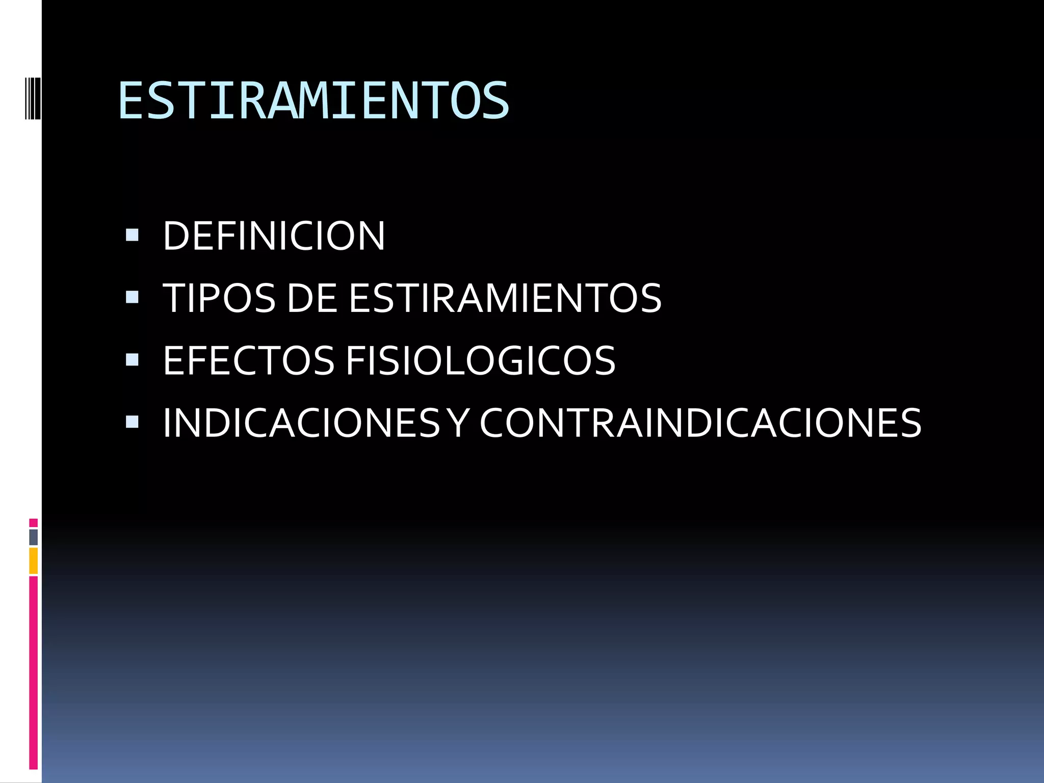 Elongaciones y estiramientos | PPTX | Physical Therapy | Wellness