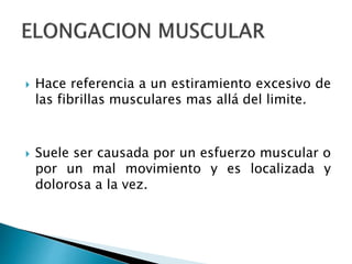 Elongacion muscular | PPTX