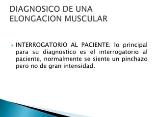 Elongacion muscular | PPTX