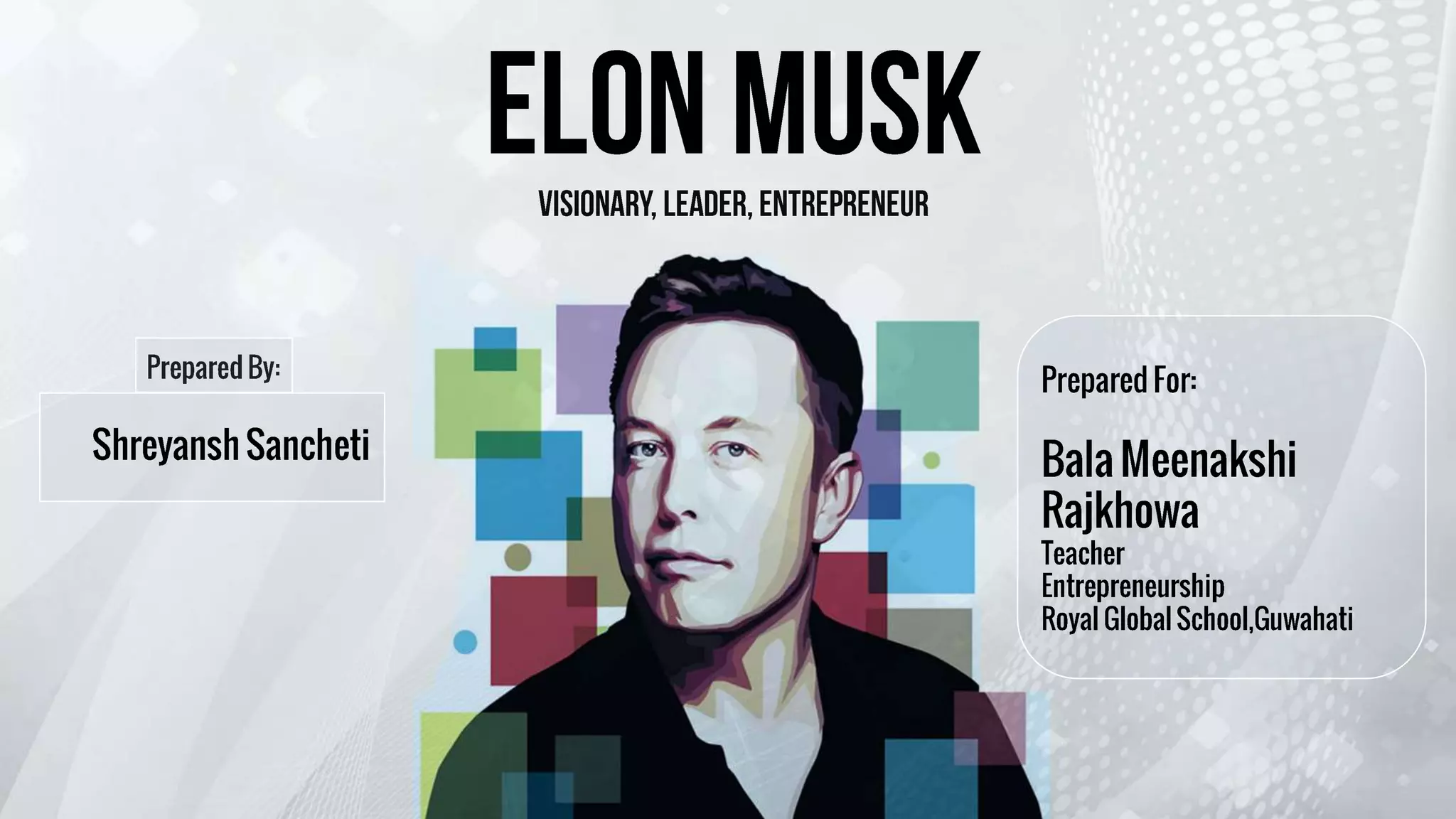 Project on Elon musk and his companies | PPTX