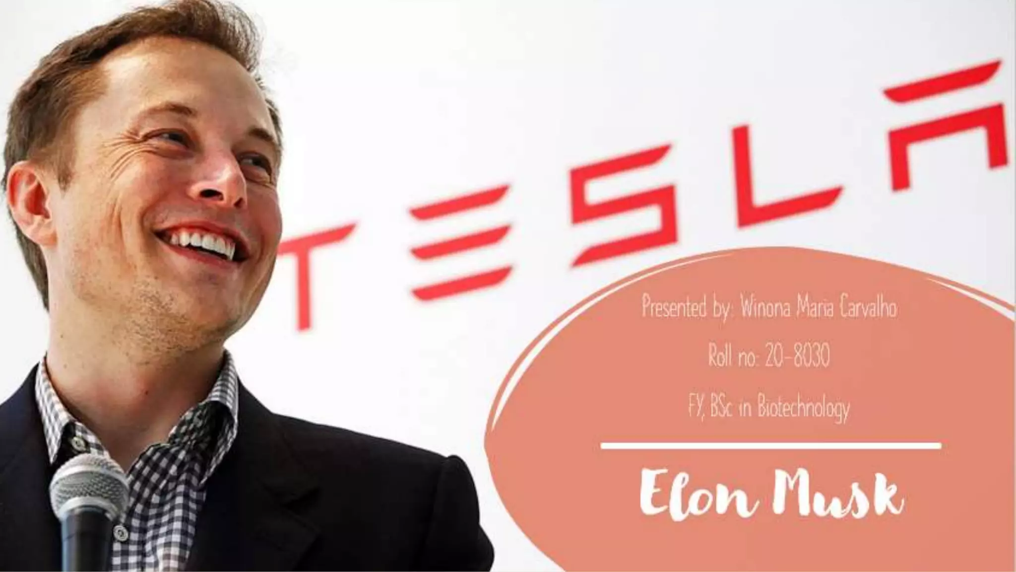Elon musk: Bibliography on an enthusiastic entrepreneur | PPTX