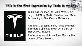 Elon Musk "My Inspiration" | PPTX