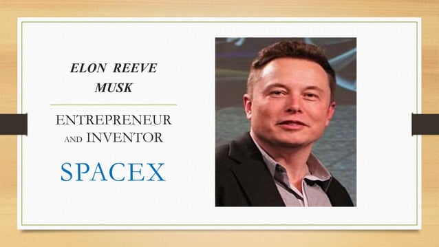 Elon reeve musk | PPT