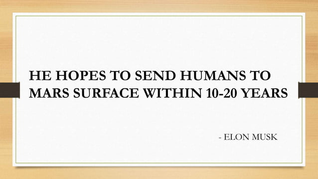 Elon reeve musk | PPT