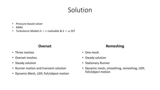 2D Simulation - Fish in a Francis Water Turbine | PPT