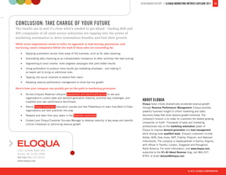 Eloqua Benchmark Report | PDF