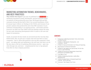 Eloqua Benchmark Report | PDF