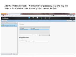 Eloqua configuration for kwanzoo lead form campaigns | PPT