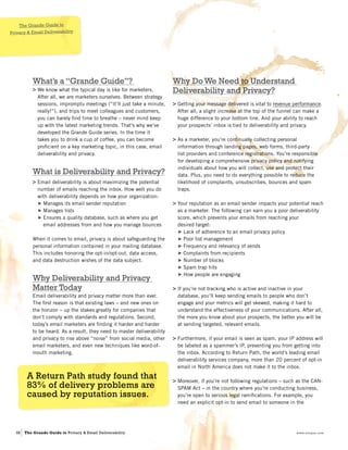 Eloqua Grande Guide to Deliverability and Privacy | PDF | Email | Internet