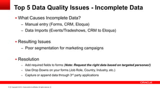 5 Data Quality Issues | PPTX