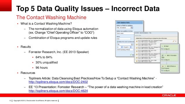 5 Data Quality Issues