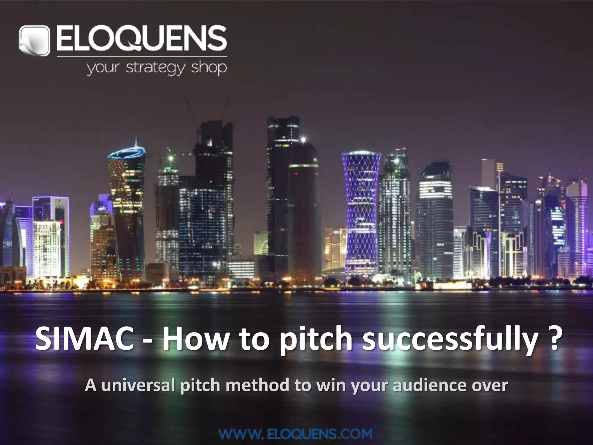 Pitch method : SIMAC or persuasive selling format | PPSX