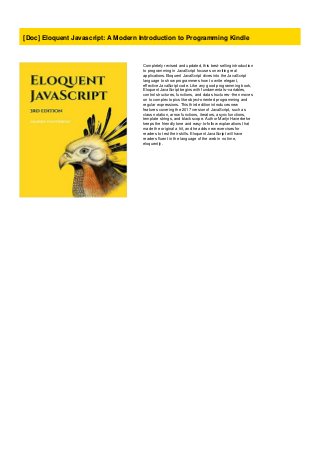 [Doc] Eloquent Javascript: A Modern Introduction to Programming Kindle