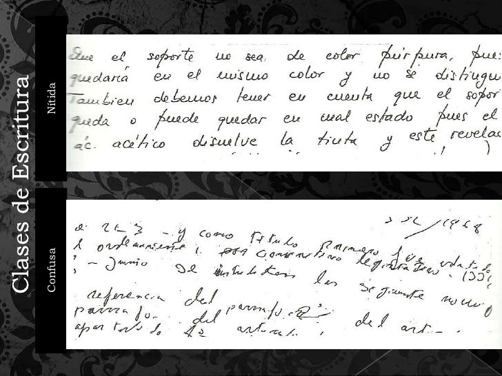 El orden Grafoscopia