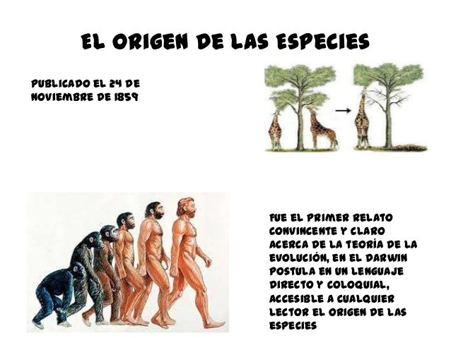 El origen de las especies