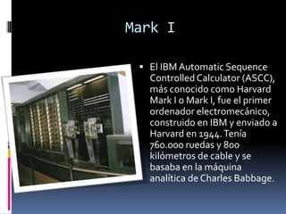 El origen del computador | PPTX