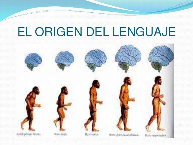 El origen del lenguaje