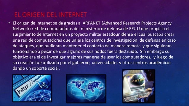 Origen Del Internet