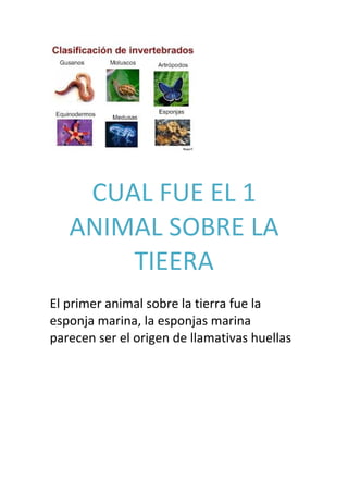 El origen y la evolucion de los animales | ODT