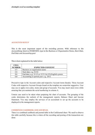 Elosimple excel accounting | PDF