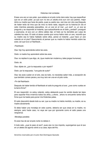 El osito | DOCX